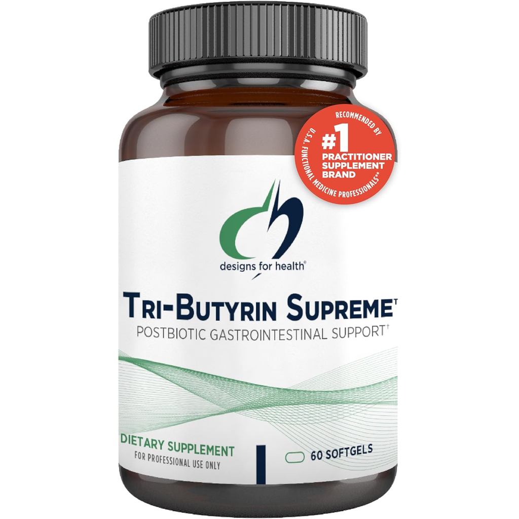 Designs for Health Tri-Butyrin Supreme - 3-in-1 Butyric Acid (Butyrate ...