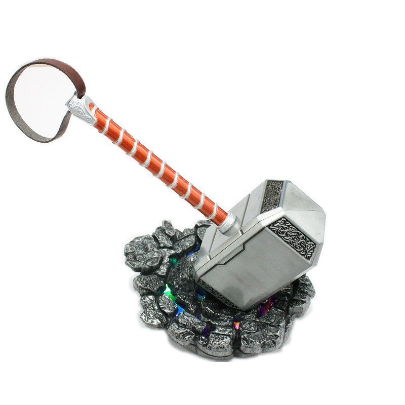 Model Display Stand with Light Thunder Ornament Stand Alloy Thor's ...