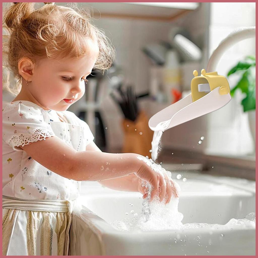 Children's Faucet Extender Cartoon Anti-Splash Faucet Extender Double ...