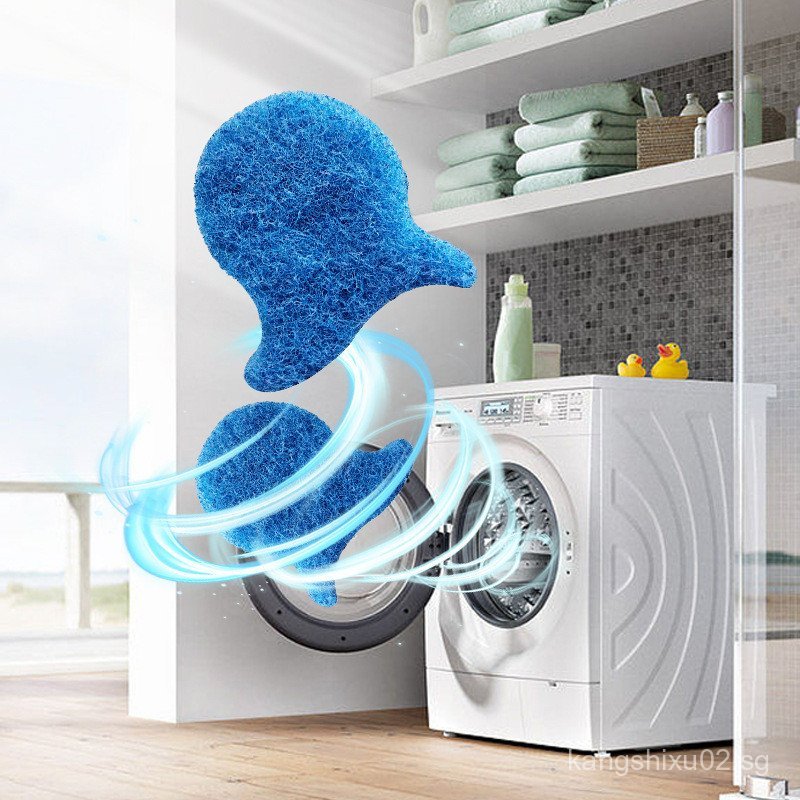 Cotton Sticky Laundry Ball Anti-Tangle Magic Stain Removal Lint Roller ...