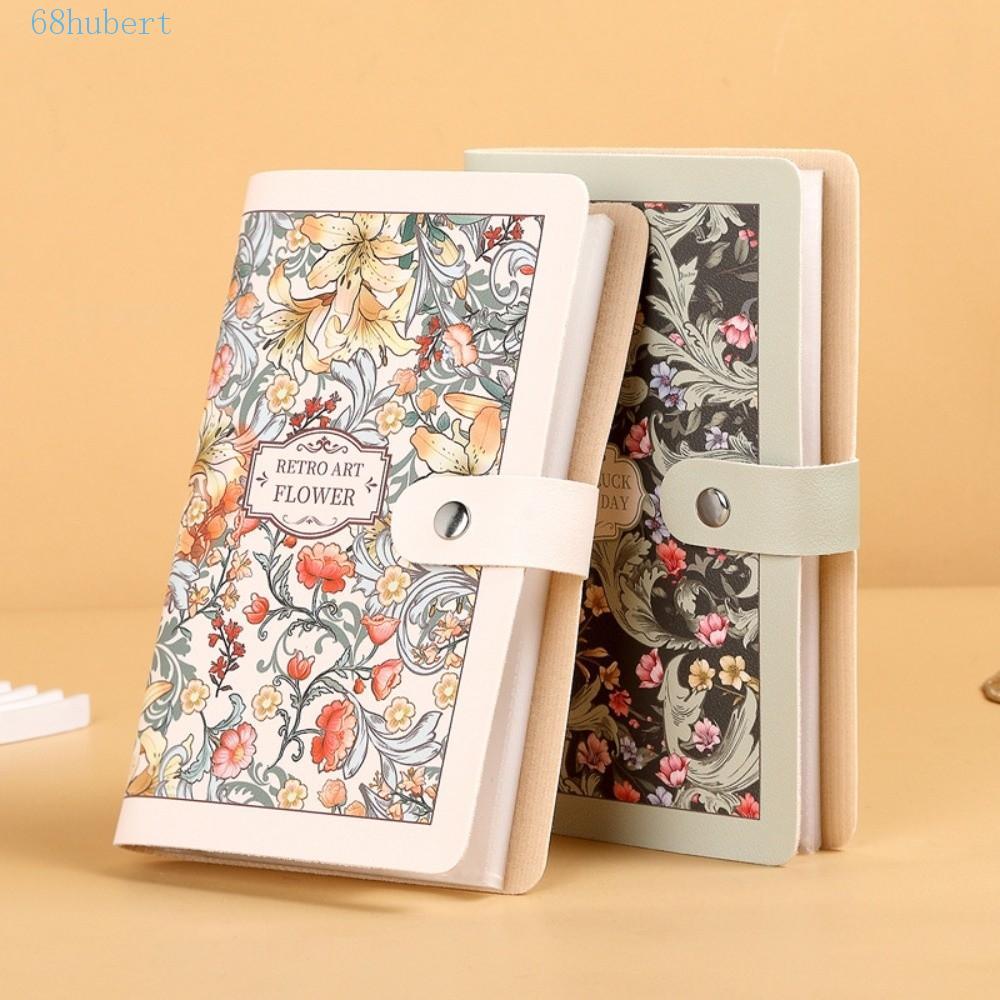 HUBERT Button Notebook for Money, A6 Daily Plan Cash Budget Ledger ...