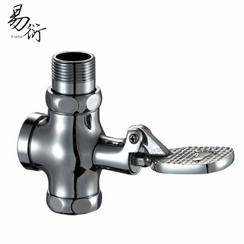Copper Foot Pedal Squat Toilet Flush Valve Toilet Flush Valve Toilet ...
