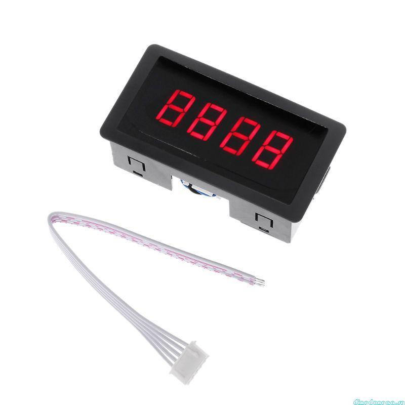 Digital Counter DC LED 4 Digit 0-9999 Up/Down Plus/Minus Panel Counter ...