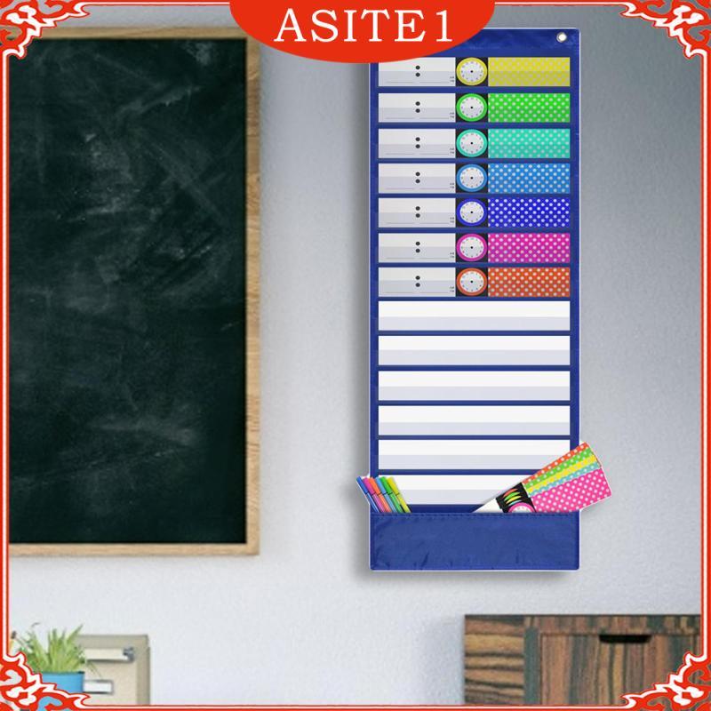 [Asite] Classroom Charts Wall Hanging Teaching Chart Clear Pouch ...