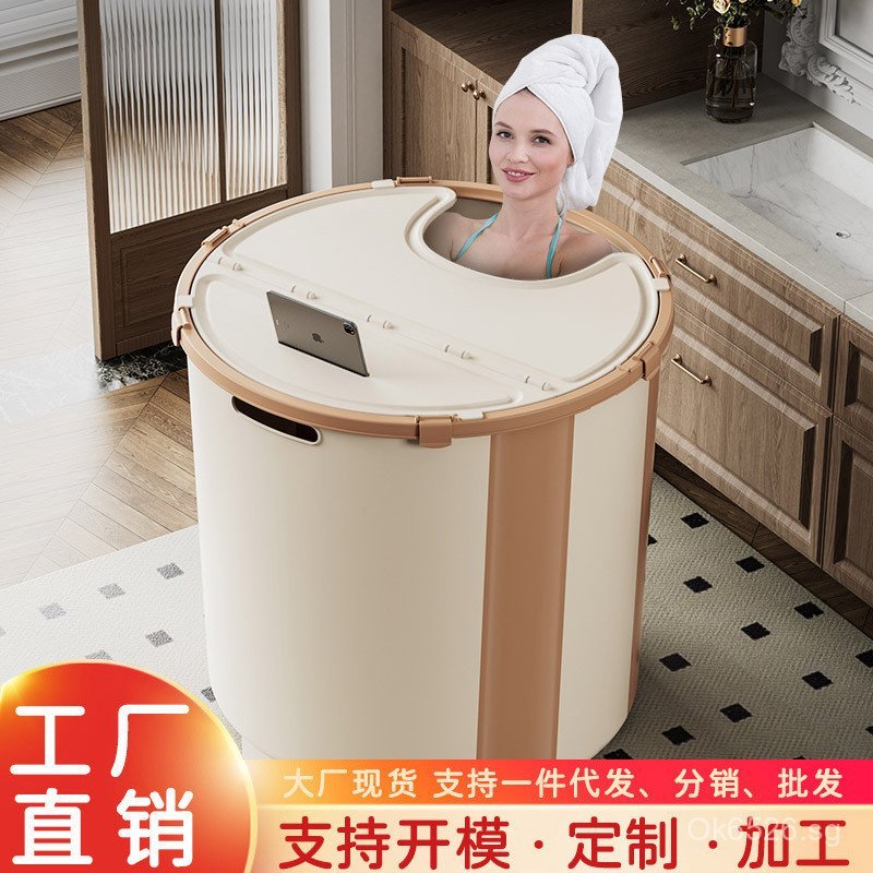 Super Cost-Effective Adult Full Body Bathtub Adult Bath Bucket Foldable ...