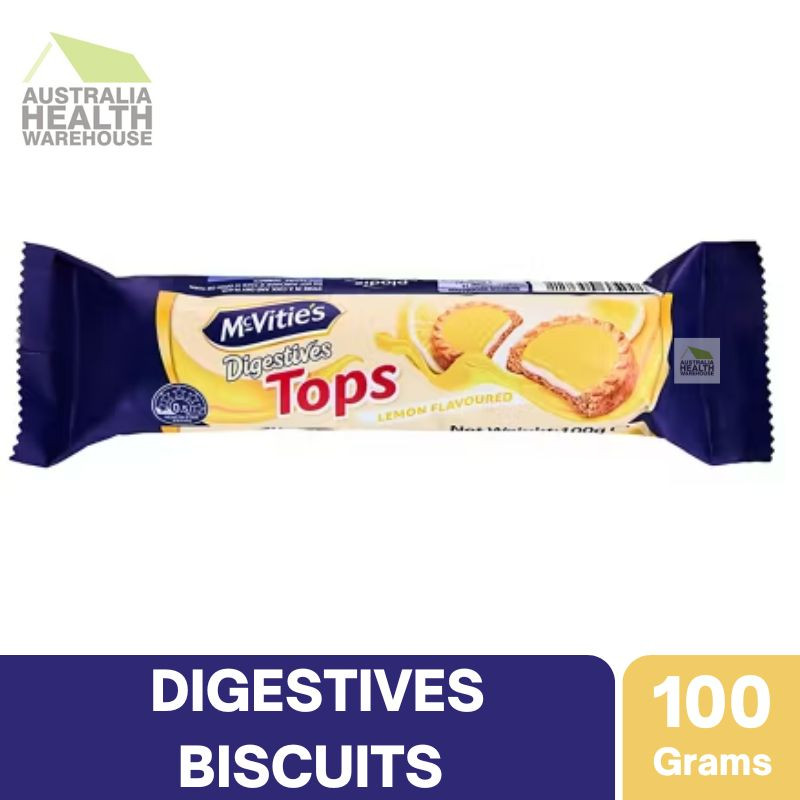 [Expiry: 26/03/2026] Mcvitie's Digestives LemTops Lemon Flavoured 100g ...