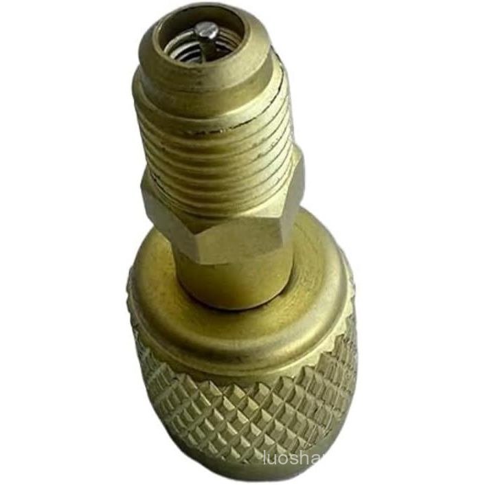 R32 R454B Refrigerant Brass Adapter, 14" Female to 14" Male Reverse ...