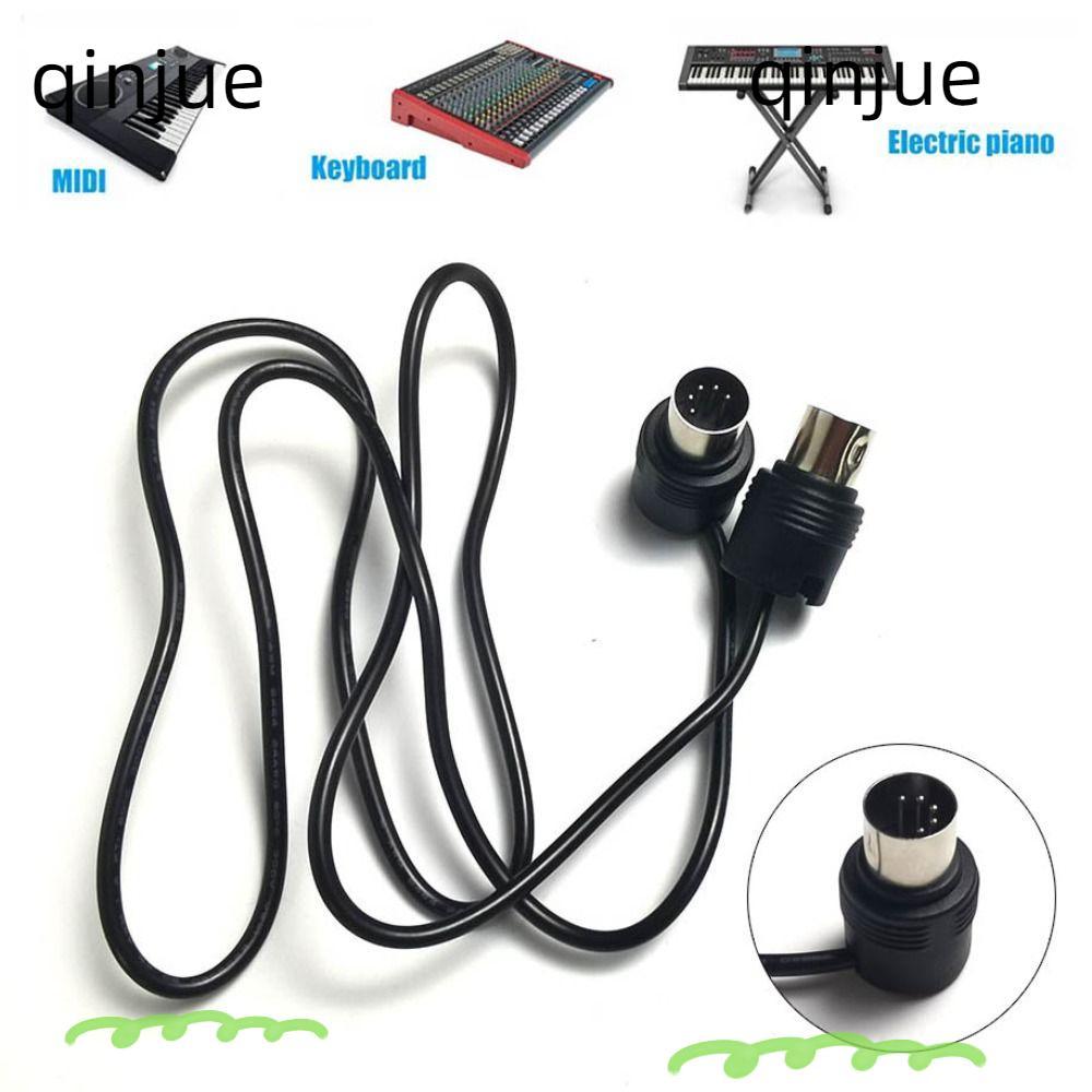 QINJUE MIDI DIN Plug Cable, Male to Male keyboard effects device DIN ...