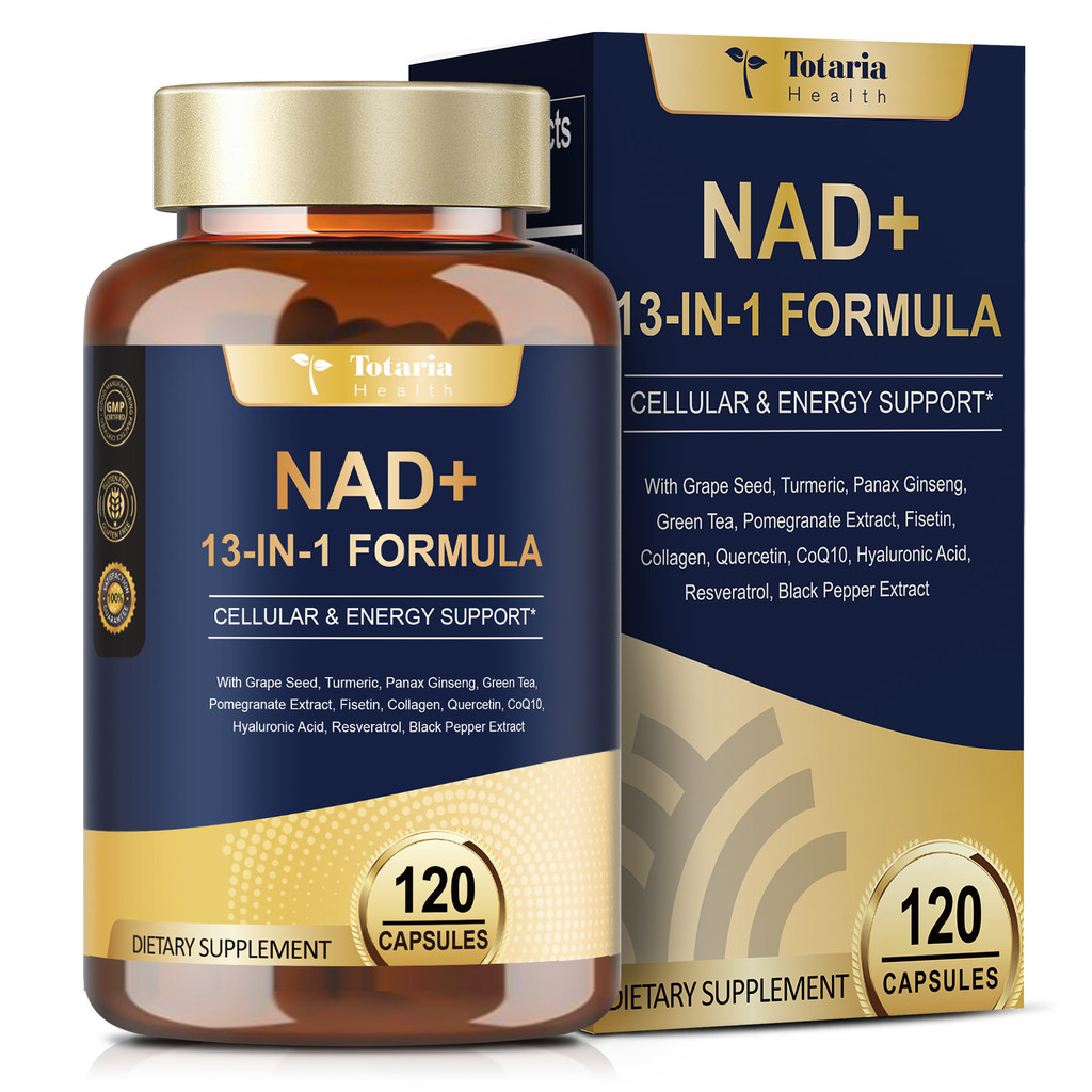 Totaria NAD Supplement For Women Men With Nicotinamide Riboside ...