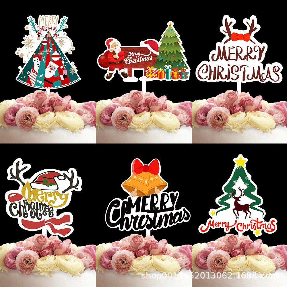 Christmas Cartoon Christmas Acrylic TK Party Decoration Christmas Tree ...