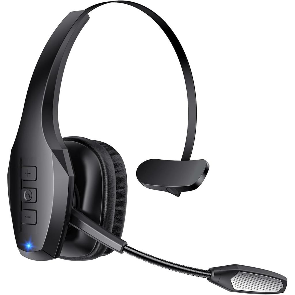 Trucker Bluetooth Headset with Mic, Wireless Headset for Cell Phones ...