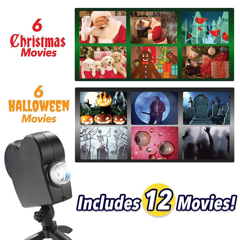 New Laser Light window projector Projector Christmas Halloween Outdoor ...