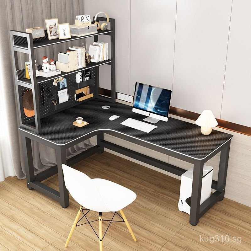 Simple Study Desk Corner Pegboard Writing Desk Combination Desktop ...