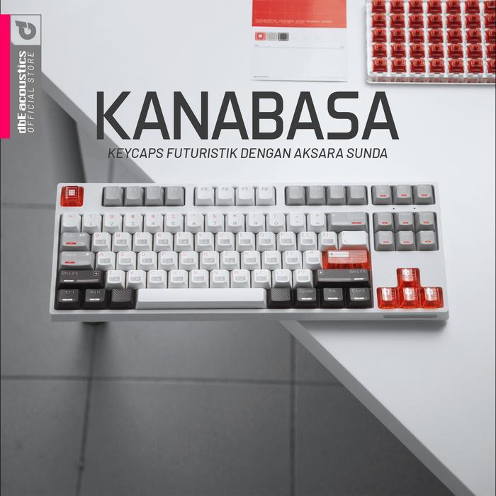 DBE KANABASA Keycaps Dye-Sub Futuristic with Sundanese Script ...