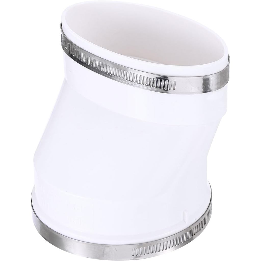 PATIKIL Duct Adapter Round to Oval, 4" Oval Recessed Dryer Vent Hose ...