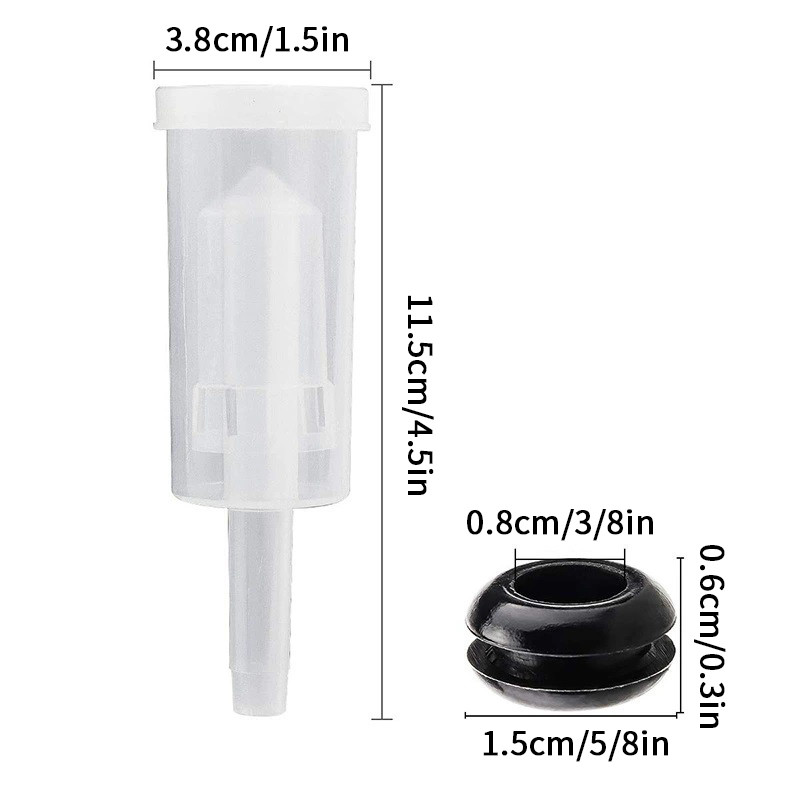 [EruditeCourtS] Brewing Fermentation Airlock & Grommet & Thermometer ...
