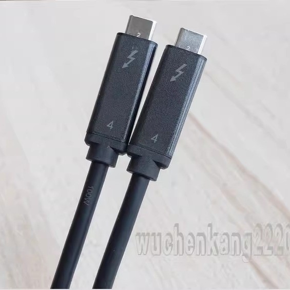 Brand New Thunderbolt 4 3 Dual USB-C Data Cable 100W/40G PD Charging ...