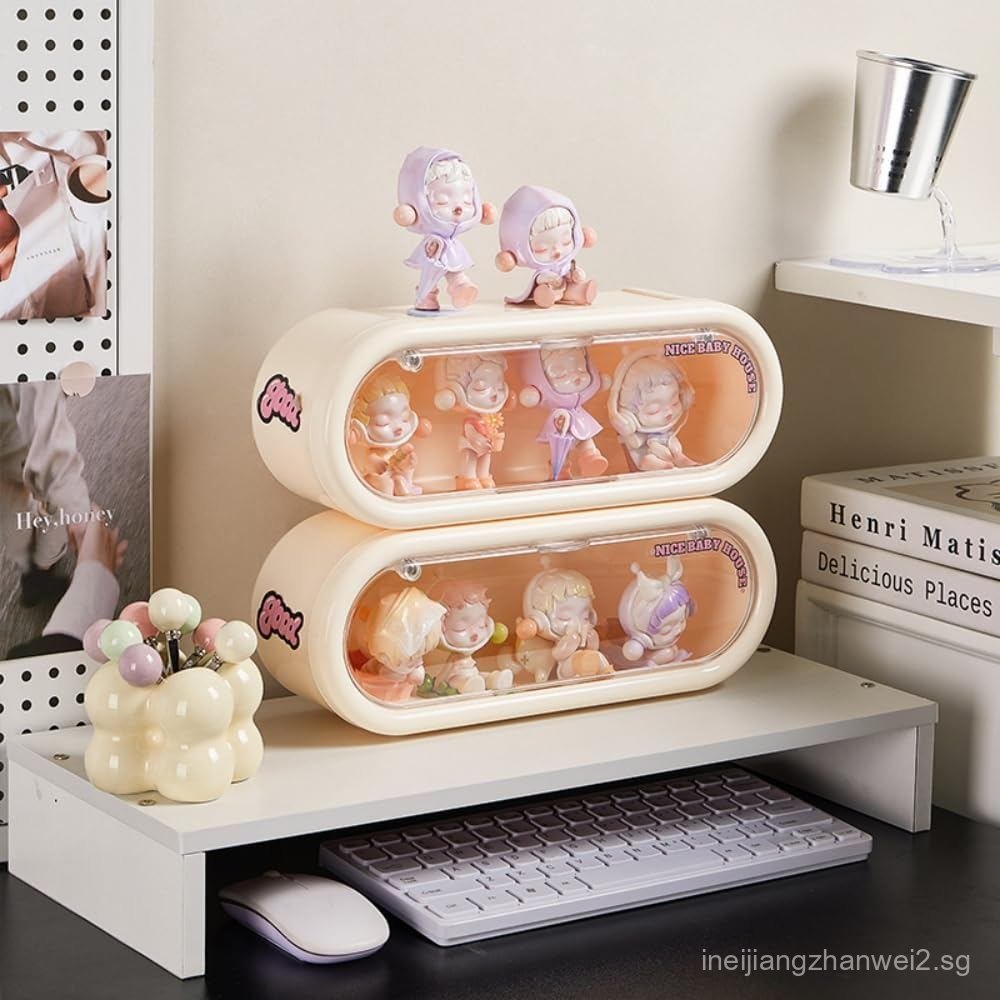 2 Pack Clear Display Case Figures, Wall Mounted Acrylic Display Box ...