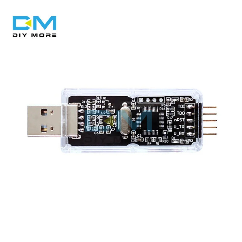 CMSIS DAP/DAPLink Emulator STM32 Debug Probe ARM Cortex-M MCU JTAG/SWD/CDC Serial Port/Drag and ...