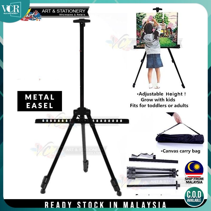 Vc Art Aluminium Easel Display Tripod 125cm (Lightweight Display Tripod ...