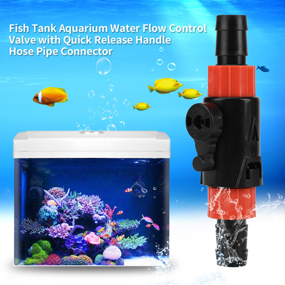 Water Control Valve Flow Fish Tank Hose Pipe for Fresh Salt | Shopee ...