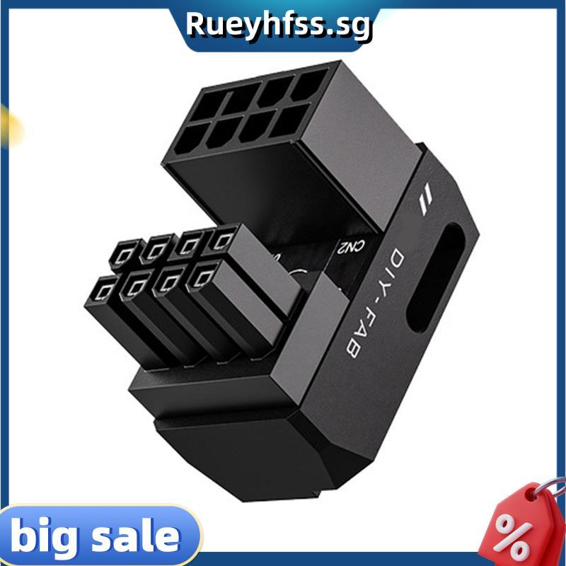 Power Right Angle Elbow Adapter 8-Pin PCle 3.0 GPU Power Adapter 180 ...