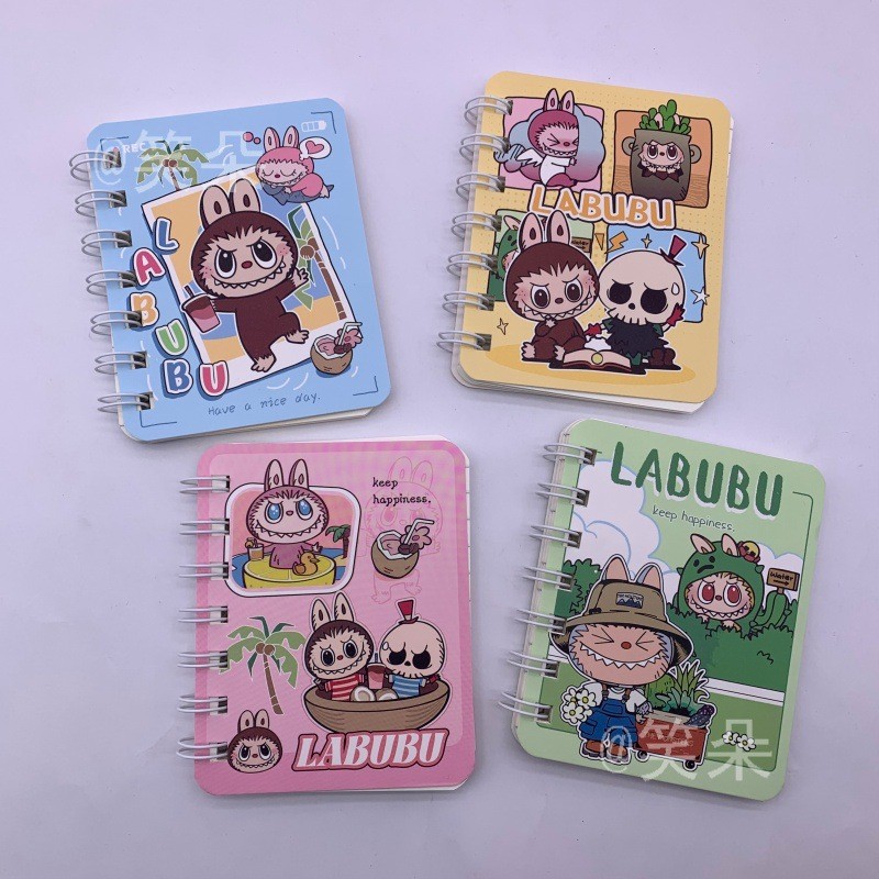 Labubu labubu labubu A7 Coil Book Popular Anime Merchandise Cartoon ...