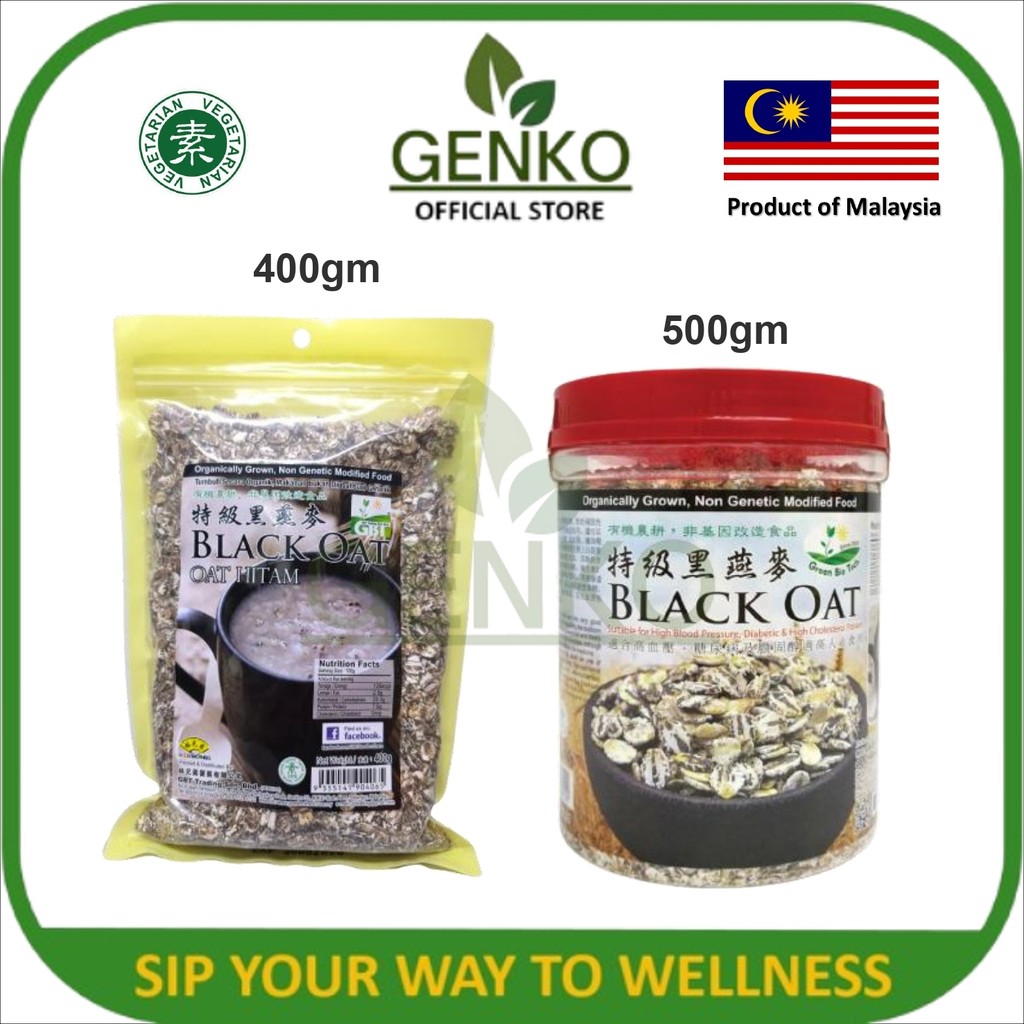 Oat Hitam Organik GBT | Oat Hitam Premium 400gmGBT Organic Black Oat ...