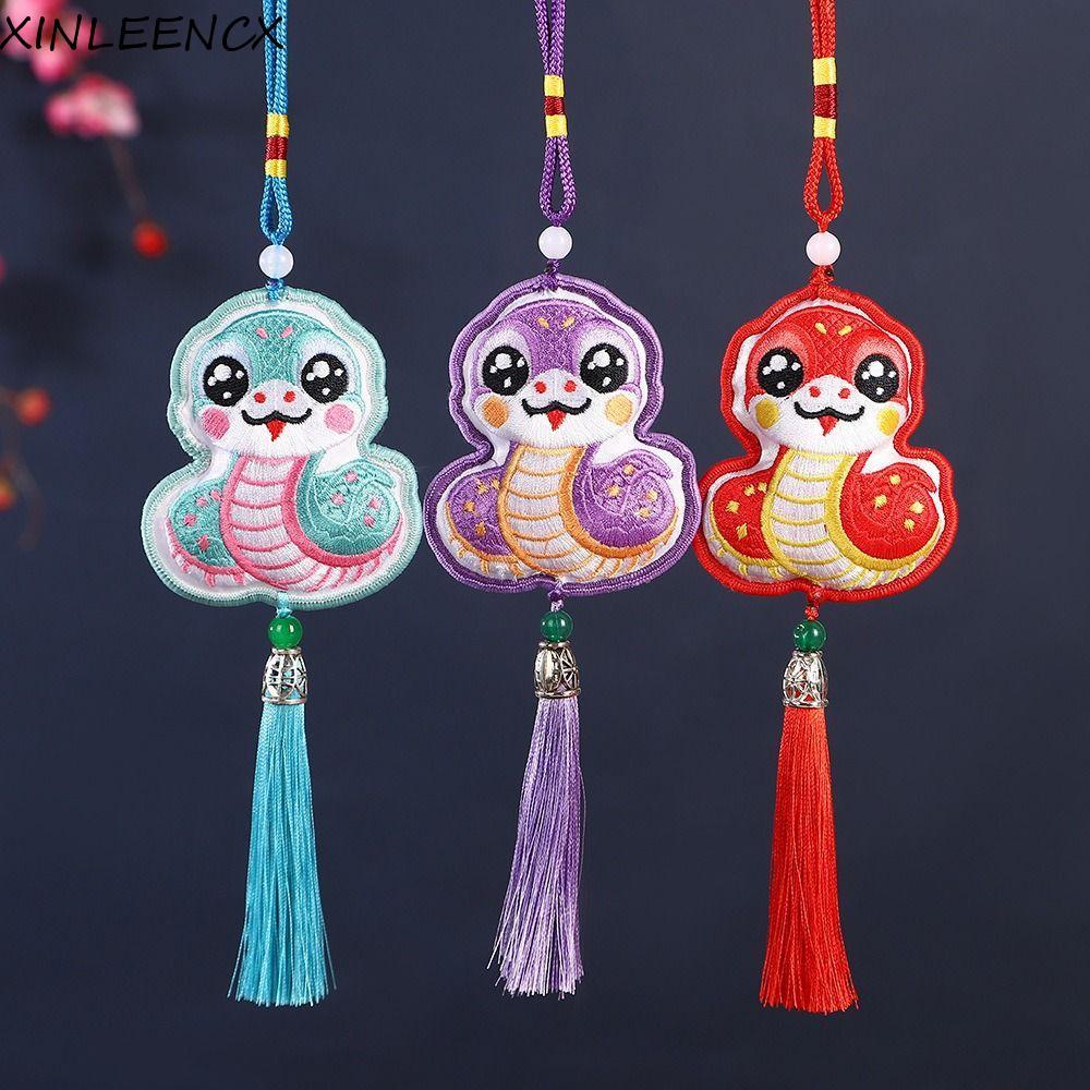 XINLEENCX Snake Wind Chimes, Chinese Style Traditional Hanging Sachet ...