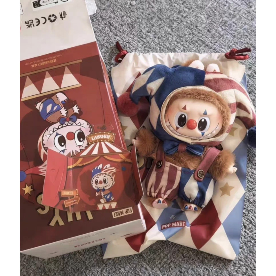 copy Secret POPMART Labubu Halloween WHY SO SERIOUS Labubu Clown Plush ...
