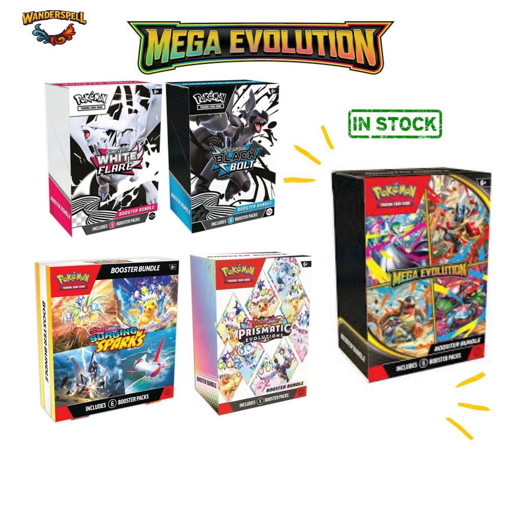 New Mega Evolution Booster Bundle Destined Rivals Bundle Prismatic ...