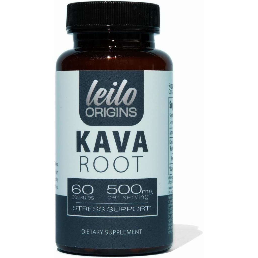 LEILO Kava Root Capsules | 500mg of Noble Extract/Serving to Support ...