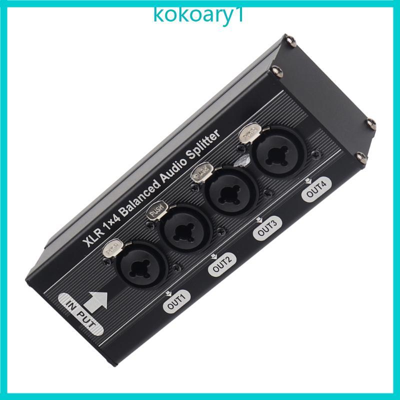 KOKO 4 Channel Sound Splitter Networking Cable Extender Isolator Common ...