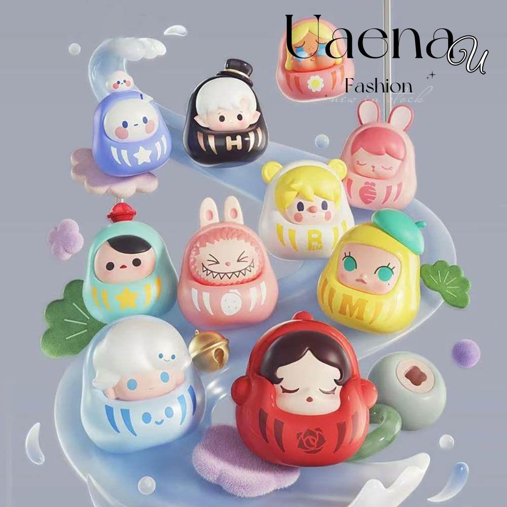 UAENAU Anime Cartoon Figure Model, POPMART Pop Bean MOLLY CRYBABY Box ...