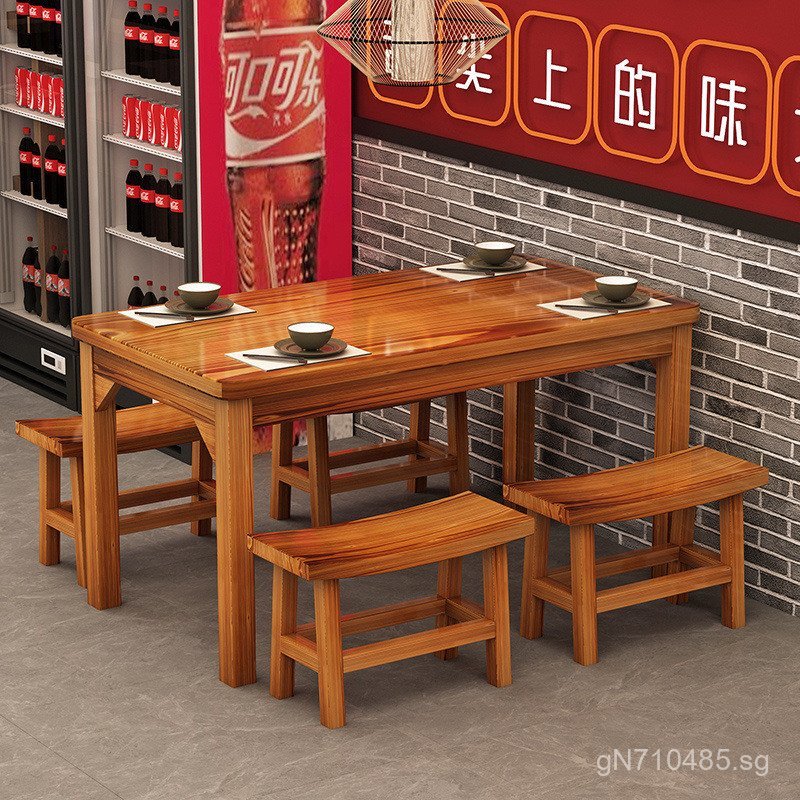 Restaurant Table Set Breakfast Dining Table Fast Food Table and Chairs ...