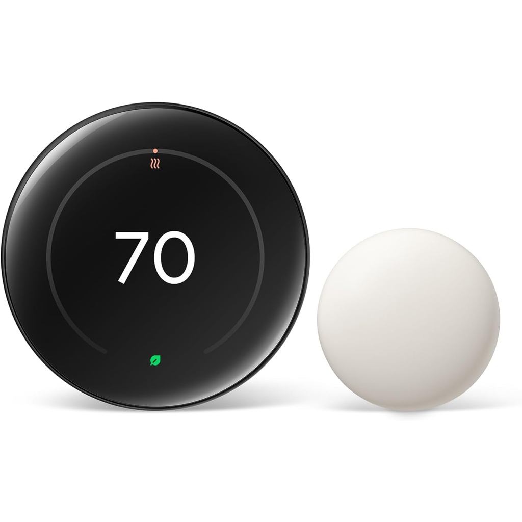 Google Nest Learning Thermostat (4th gen) + Nest Temperature Sensor ...