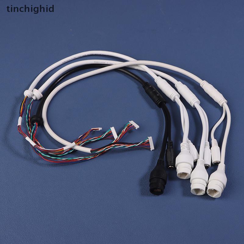 tinchighid 12Pin 8/10Core POE Network Port DC Female Power Wire ...