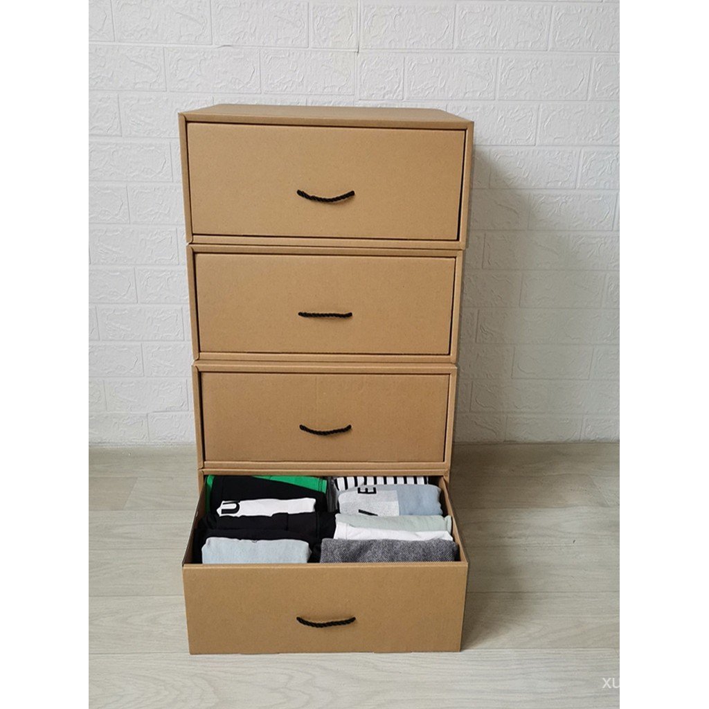 Eco-friendly Paper Combination Drawer Cabinet Storage Cabinet Large ...