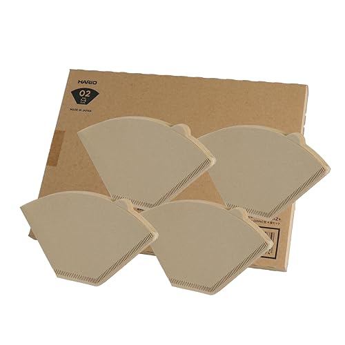 HARIO Coffee Filters, Trapezoidal Shape, for 1-4 Cups, 160 Sheets (40 ...