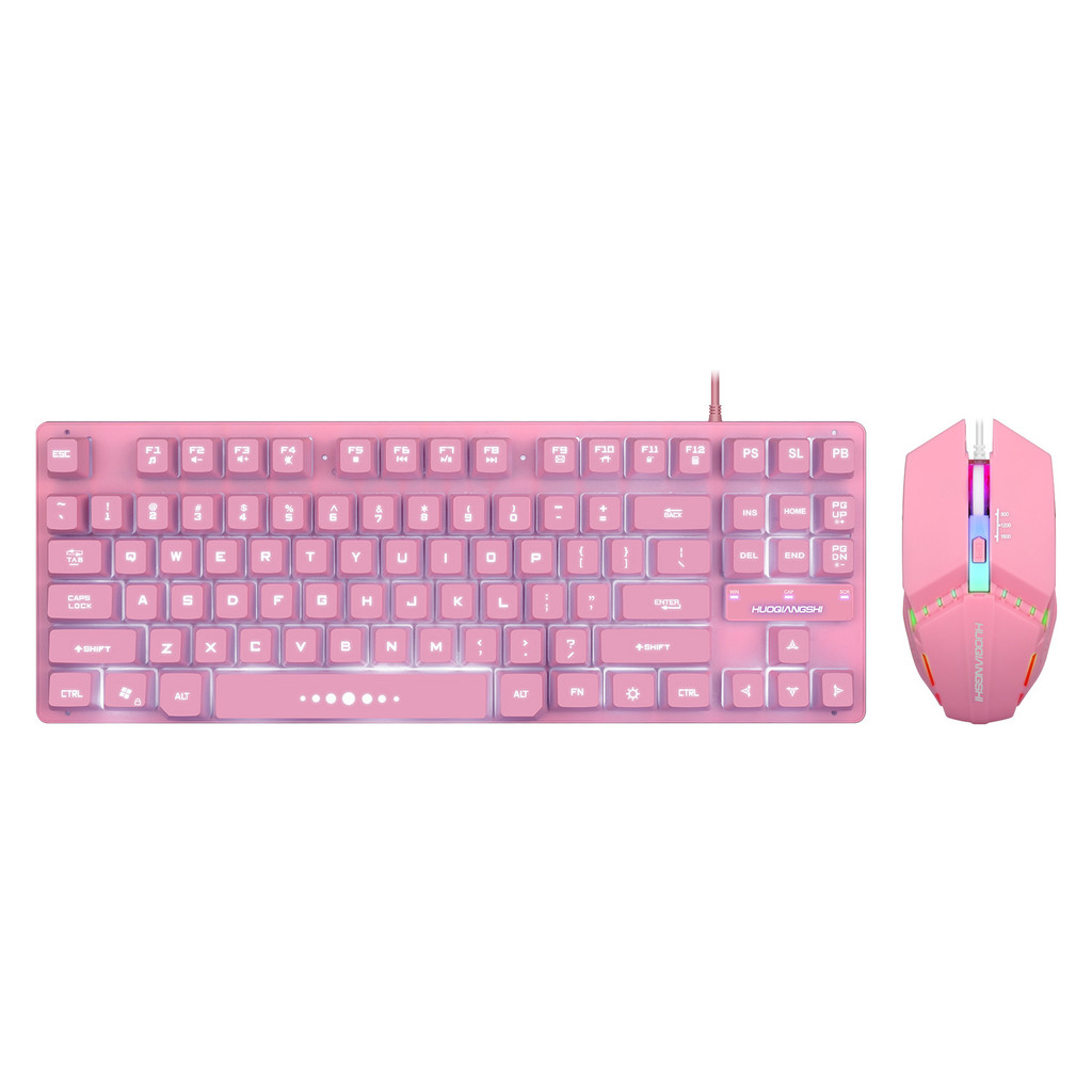 G87Gaming Wired Keyboard usb Notebook Office87Key Portable Membrane ...