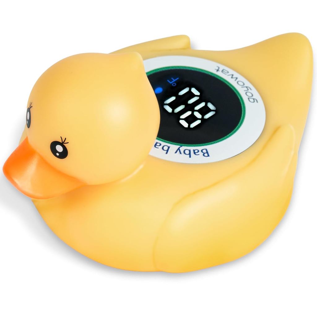 Baby Bath Thermometer with LED Display, Floating Duck Toy – 2-in-1 ...