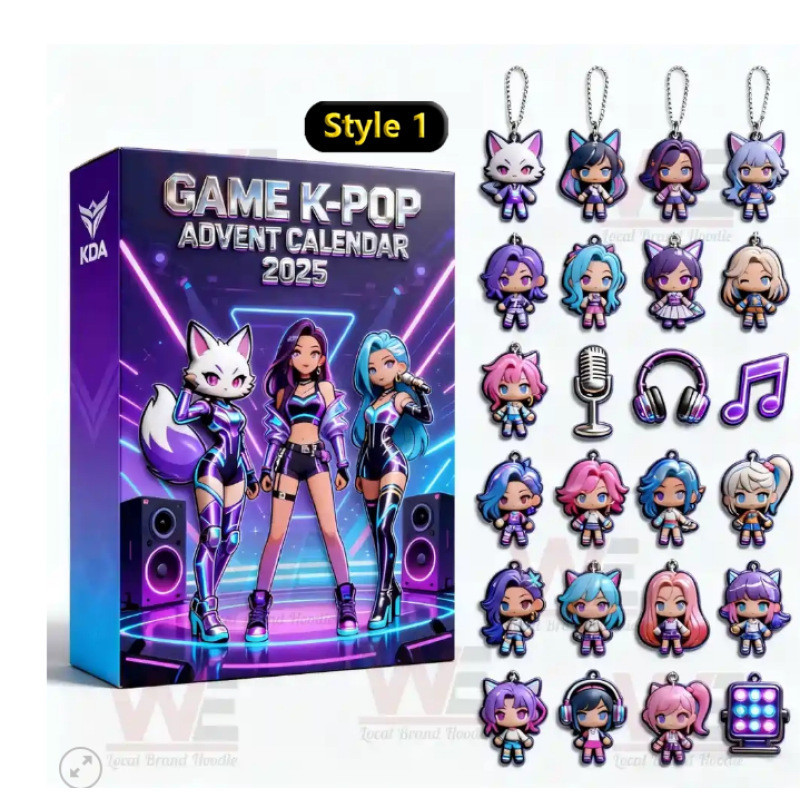 KPop Demon Hunter 2025 Advent Calendar New Release Blind Box Christmas ...