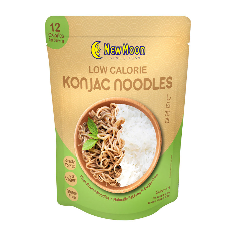 New Moon Low Calorie Konjac Round Noodles 270g | Shopee Singapore