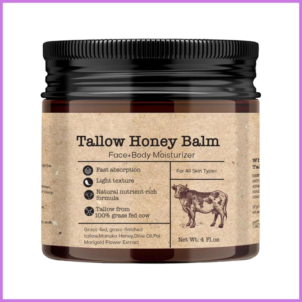 Beef Tallow Moisturizer 4 Fl.oz Beef Tallow Balm For Skin And Face ...