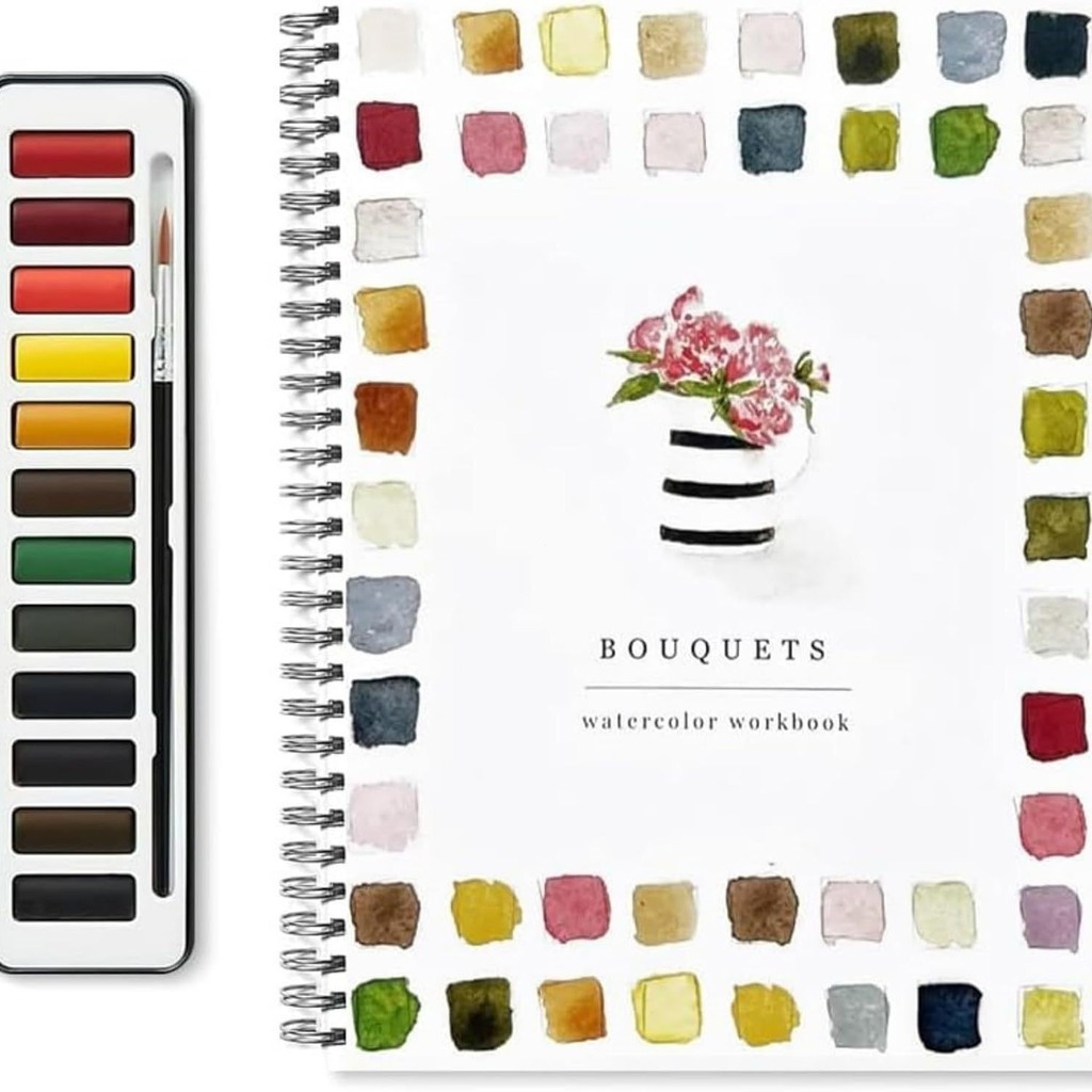 Beginner Color Mixing Watercolor Exercise Book / Fine Arts Art ...