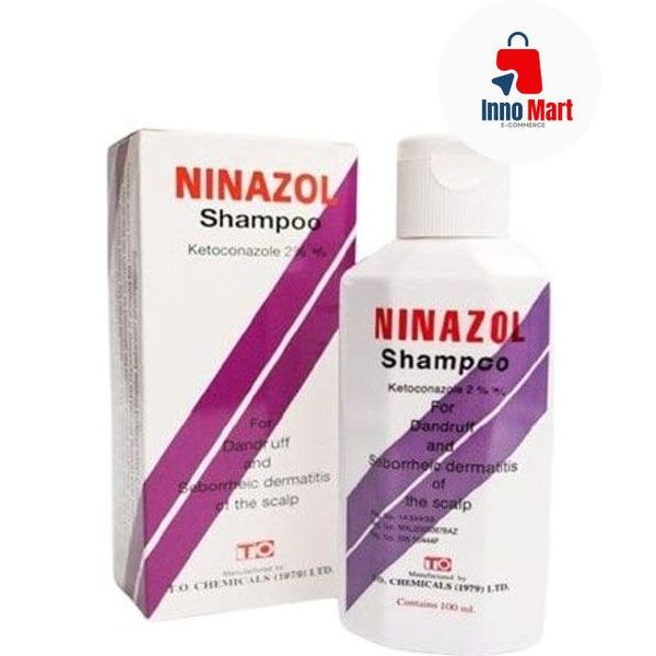 Ninazol Hair Shampoo Anti Dandruff Itchy Scalp 100ml | Shopee Singapore