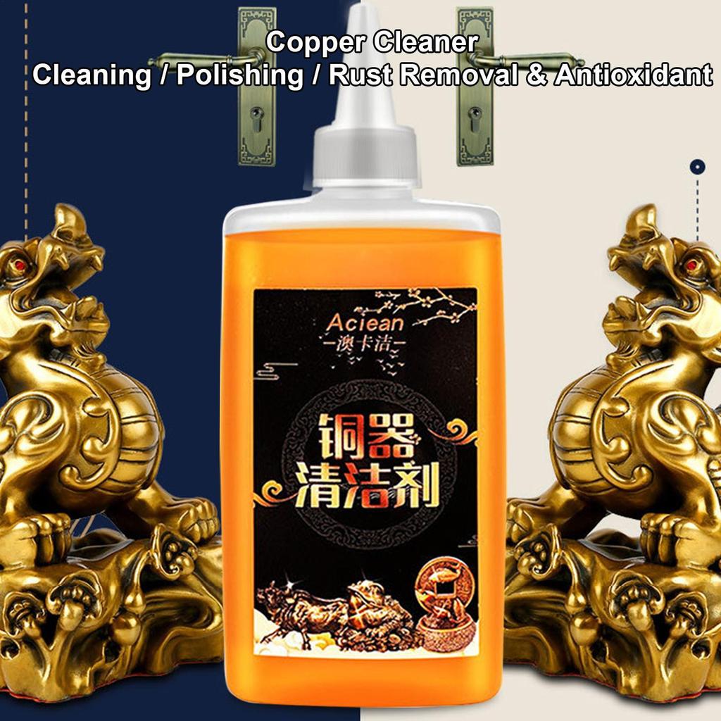 Brass Polish 120ml Copper Jewelry Cleaner Gently Cleans and Removes ...