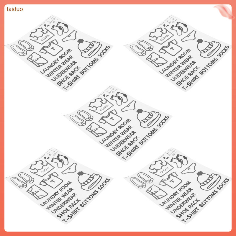 Boys Clothing Drawer Labels Dresser for Kids Wardrobe Stickers Drawers ...