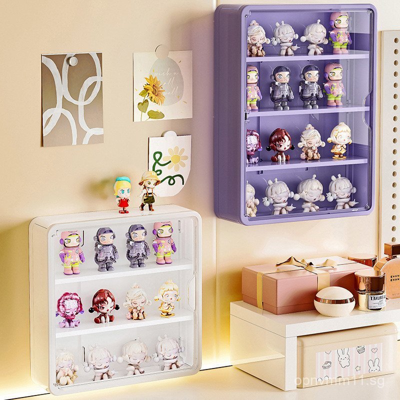 Wall-mounted Blind Box Foldable Storage Display Rack for Figurines ...