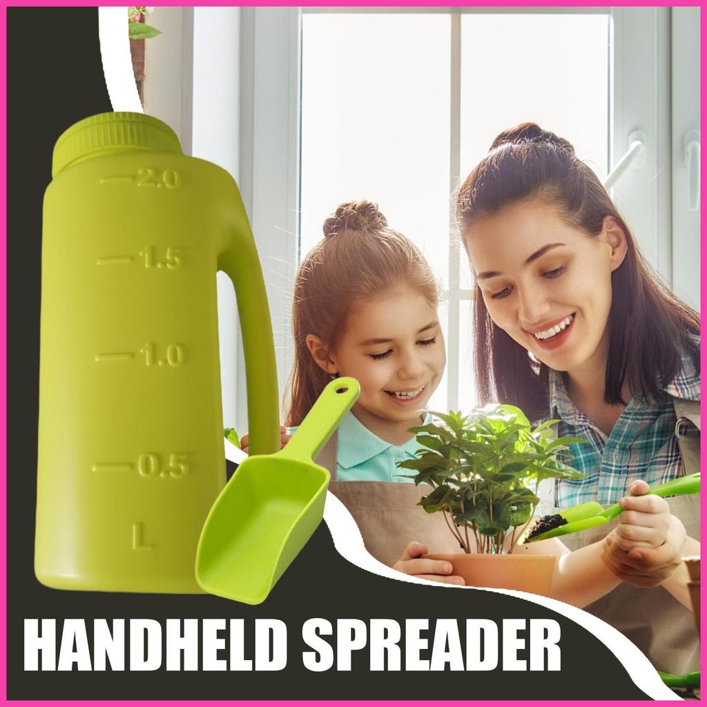Snow Salt Spreader 2L Fertilizer Spreader Scoop Included Adjustable ...